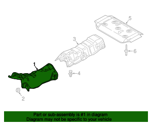 2016-2023 Mazda CX-9 Front Shield TK48-56-410A | Mazda-Parts