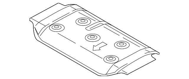 2013-2023 Mazda Muffler Shield KD53-56-451 | OEM Parts Online