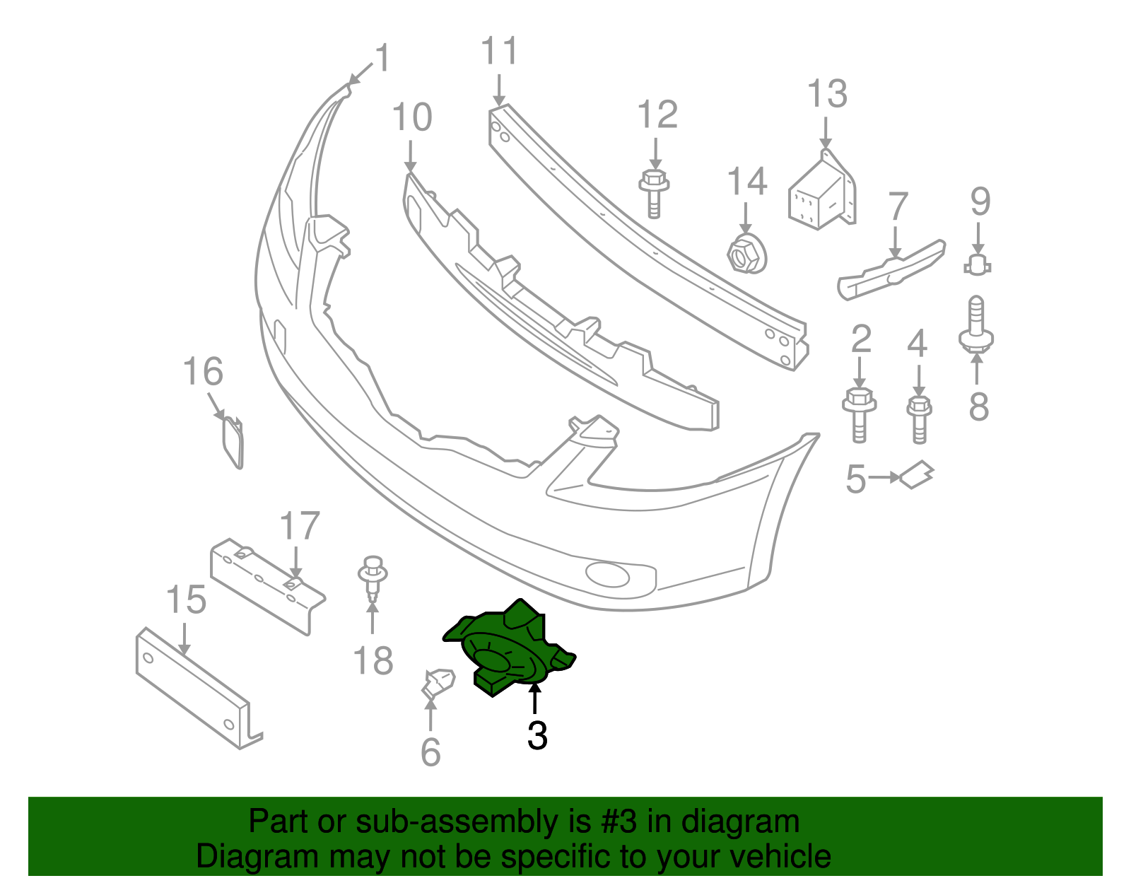 62257-JA01A - Hole Cover 2007-2009 Nissan Altima | Nissan Parts ...