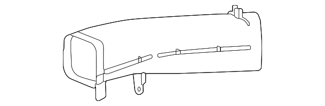 Front Passenger Side Brake Rotor Cooling Duct 86819372 | GMPartsDirect.com