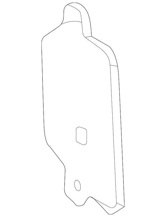 2020-2021 Chevrolet Corvette Splash Shield 84100499 | GMPartsDirect.com