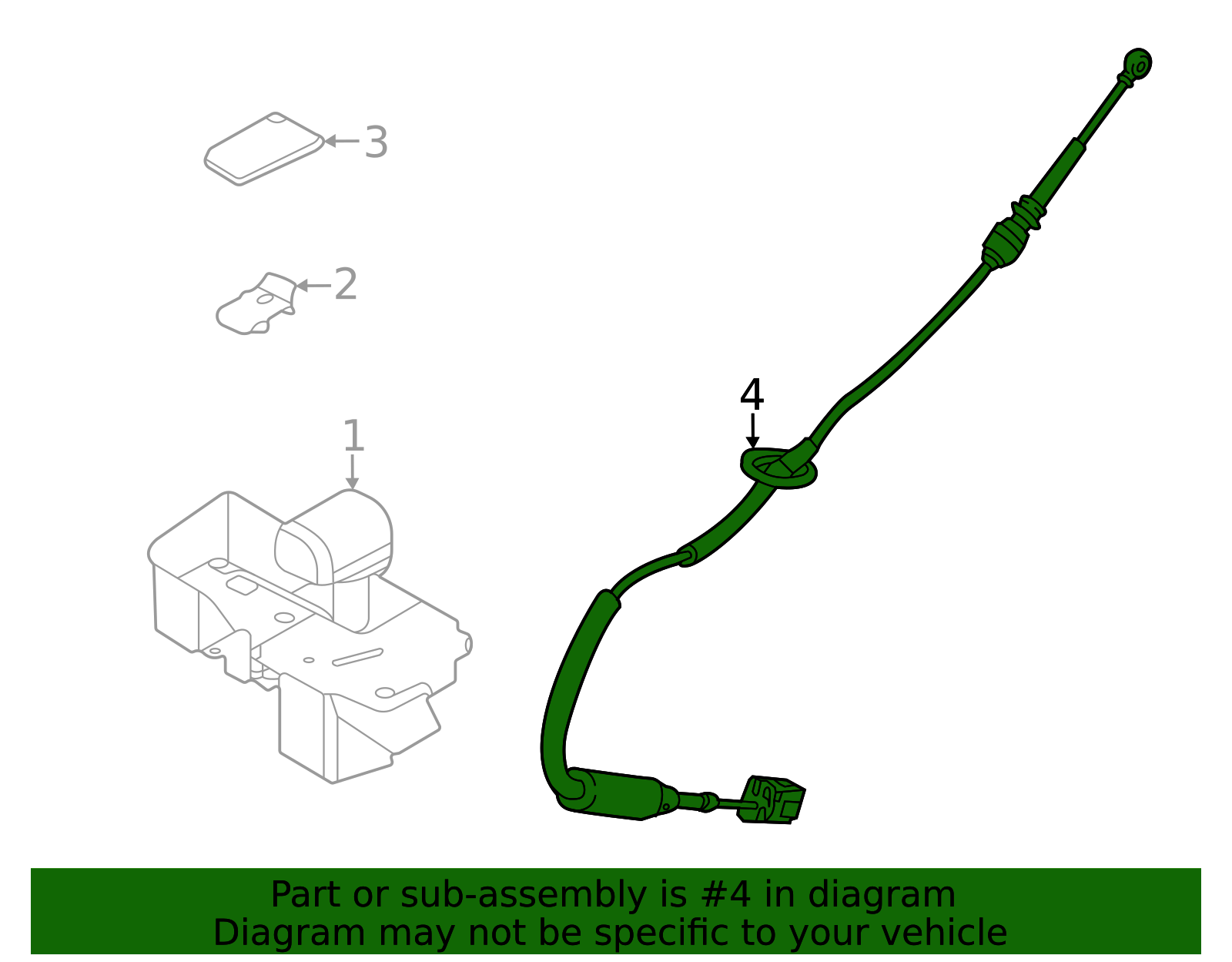 ML3Z-7D246-H - 2021-2023 Ford F-150 - Shift Control Cable | My Ford Parts