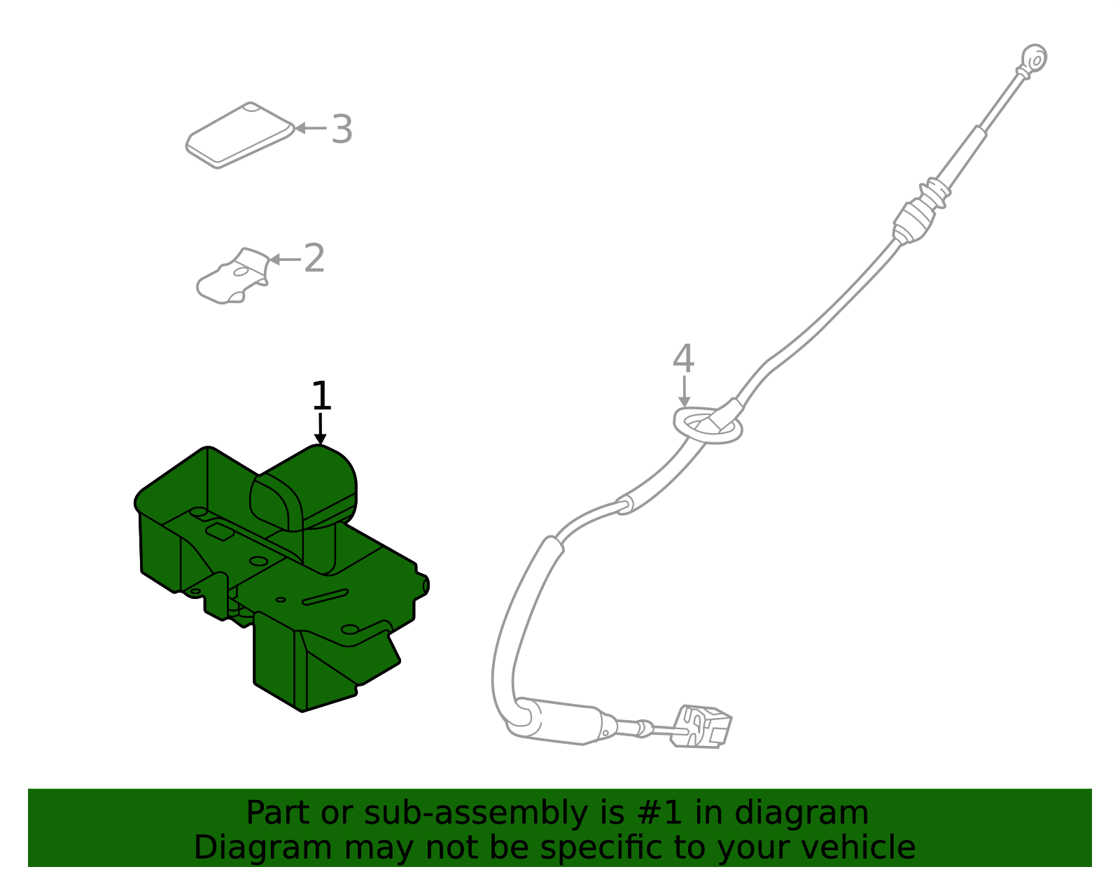 2021-2025 Ford F-150 Gear Shift Assembly ML3Z-7210-AC | TascaParts.com
