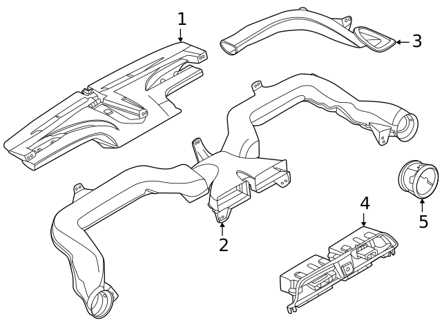 68761-5EF0A - Dashboard Air Vent 2020-2024 Nissan Versa | AutoNation Parts
