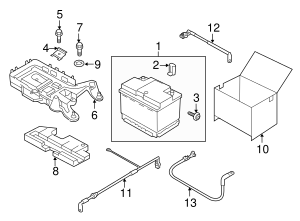 5K0-915-105-G - Vehicle Battery - 2013-2021 Volkswagen | World VW Parts