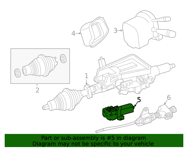 2017-2023 Mercedes-Benz Adjust Motor 231-460-02-25 | MB OEM Parts