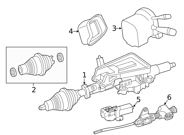 2006-2023 Mercedes-Benz Steering Column Tilt Motor 205-460-38-03 | MB ...