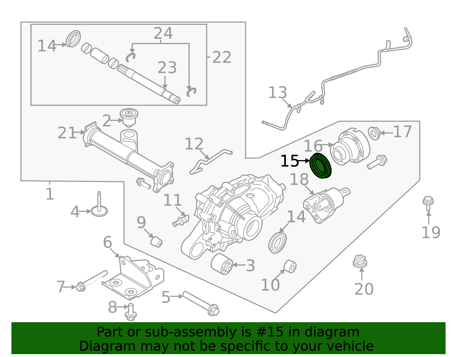 KB3Z-3254-B - 2019-2024 Ford - Rear Seal | My Ford Parts