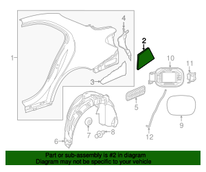 2015-2021 Mercedes-Benz Sound Absorber 205-682-04-30 | AutoNationParts.com