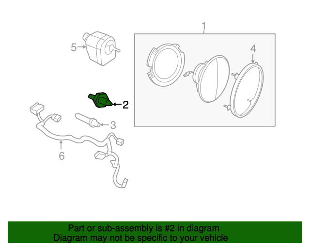 2007-2018 Jeep Headlamp Pivot Stud 55078130AB | TascaParts.com