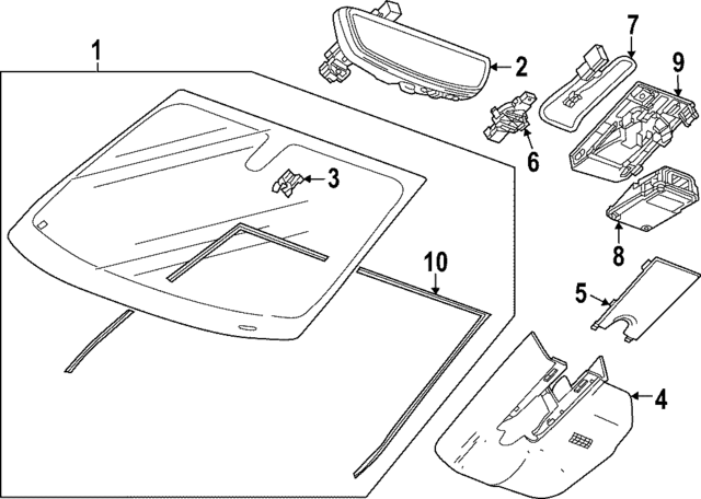 2020-2022 Cadillac XT4 Front View Camera 84687774 | OEM Parts Online