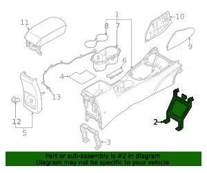 84634-K0000 - Front Bracket 2020-2024 Kia Soul | Kia.Parts Store