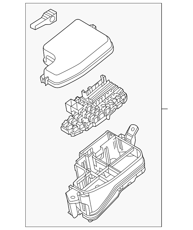 2014-2018 Mazda 3 Fuse & Relay Box B62S-66-760 | TascaParts.com