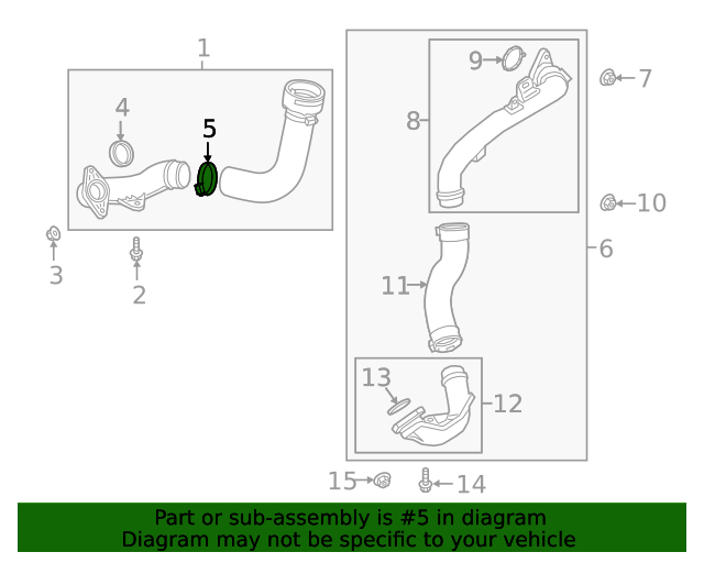 SHY1-13-737 - Air Inlet Pipe Clamp - 2016-2020 Mazda | Mazda Parts Factor