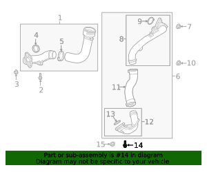 9YA0-20-846 - Inter-Cooler Pipe Bolt - 2012-2021 Mazda | mazdaswag.com