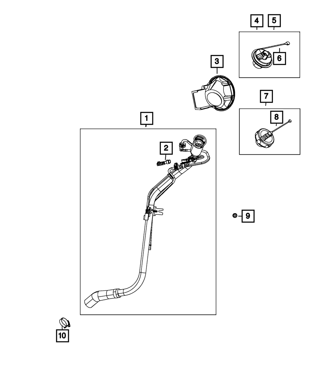 2007-2020 Mopar Fuel Filler Cap 52030433AB | Mopar eStore