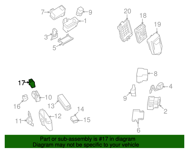 2000-2020 Infiniti Relay 25230-79917 | OEM Parts Online