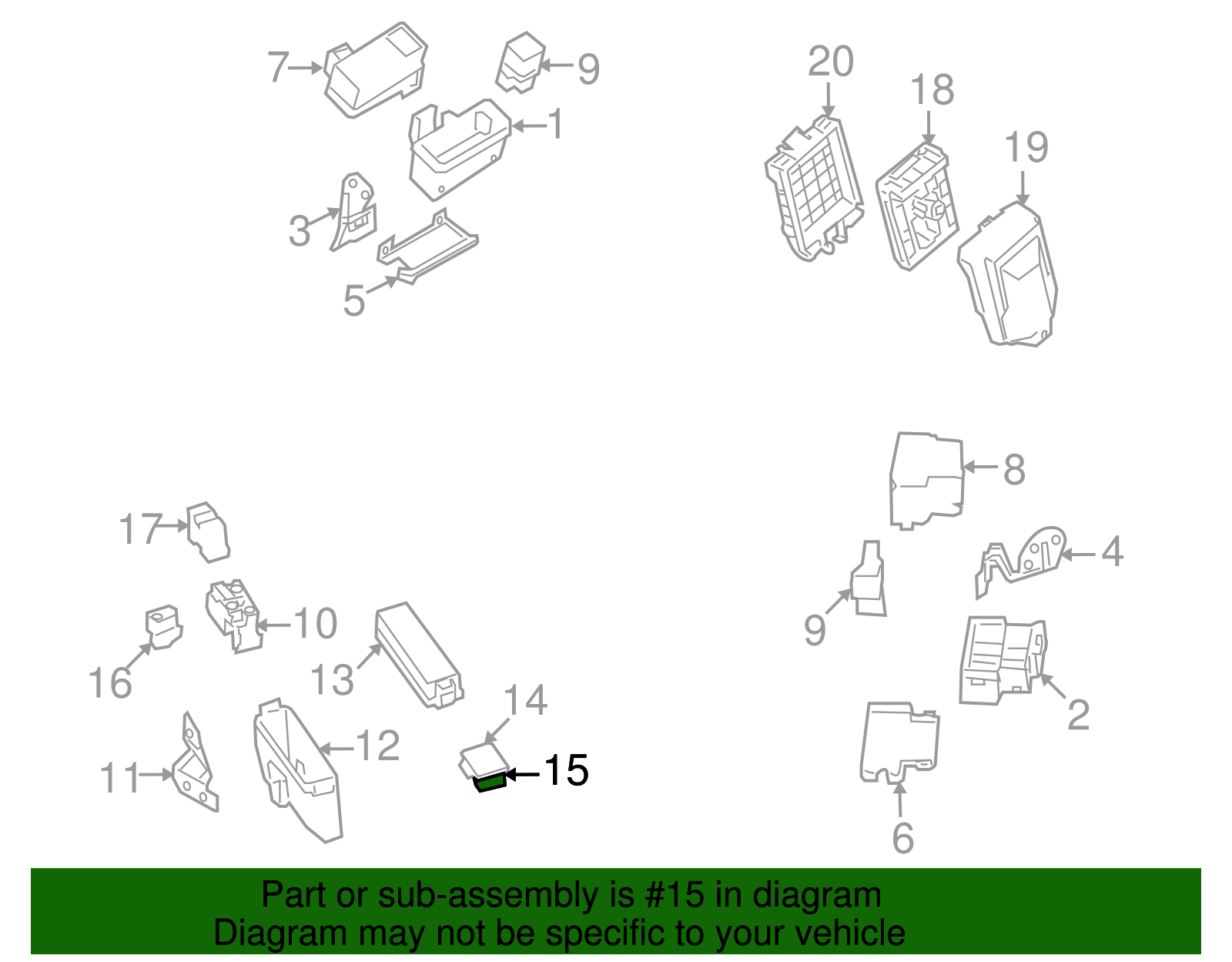 2008-2020 Infiniti Fusible Link 24370-C992B | OEM Parts Online
