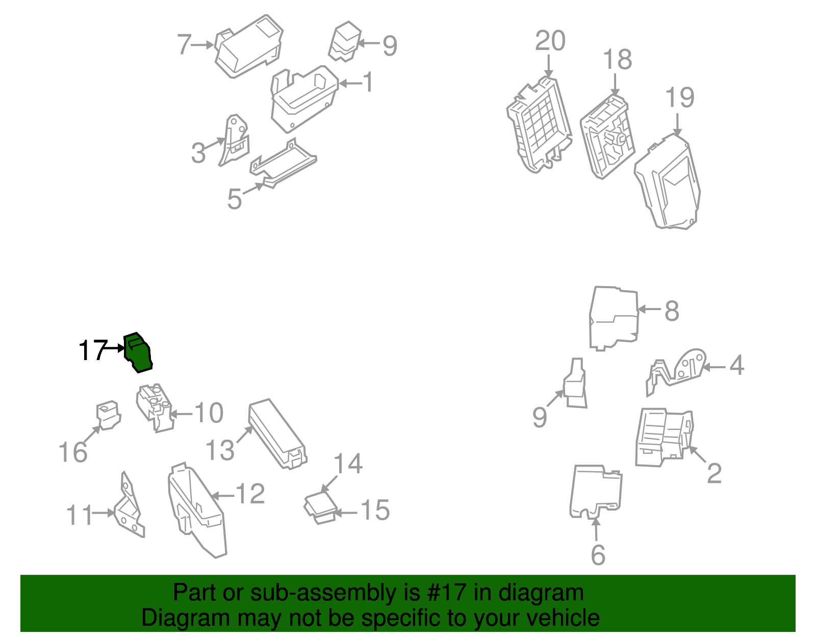 2000-2020 Infiniti Relay 2523079917 | Retail Performance Auto Parts