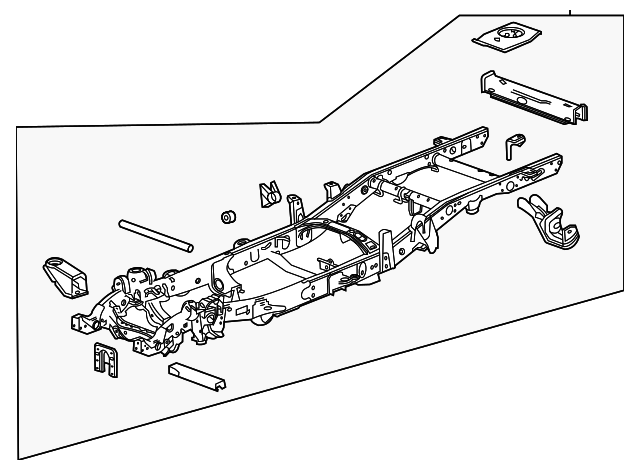 2022-2023 Chevrolet Silverado 2500 HD Frame Assembly 85628543 GM ...