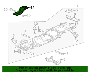 2020-2024 Chevrolet Front Tow Hook 84055684 GM | GMPartsDirect.com
