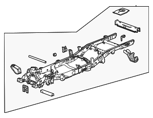 2021 Chevrolet Silverado 2500 HD Frame Assembly 84992828 ...