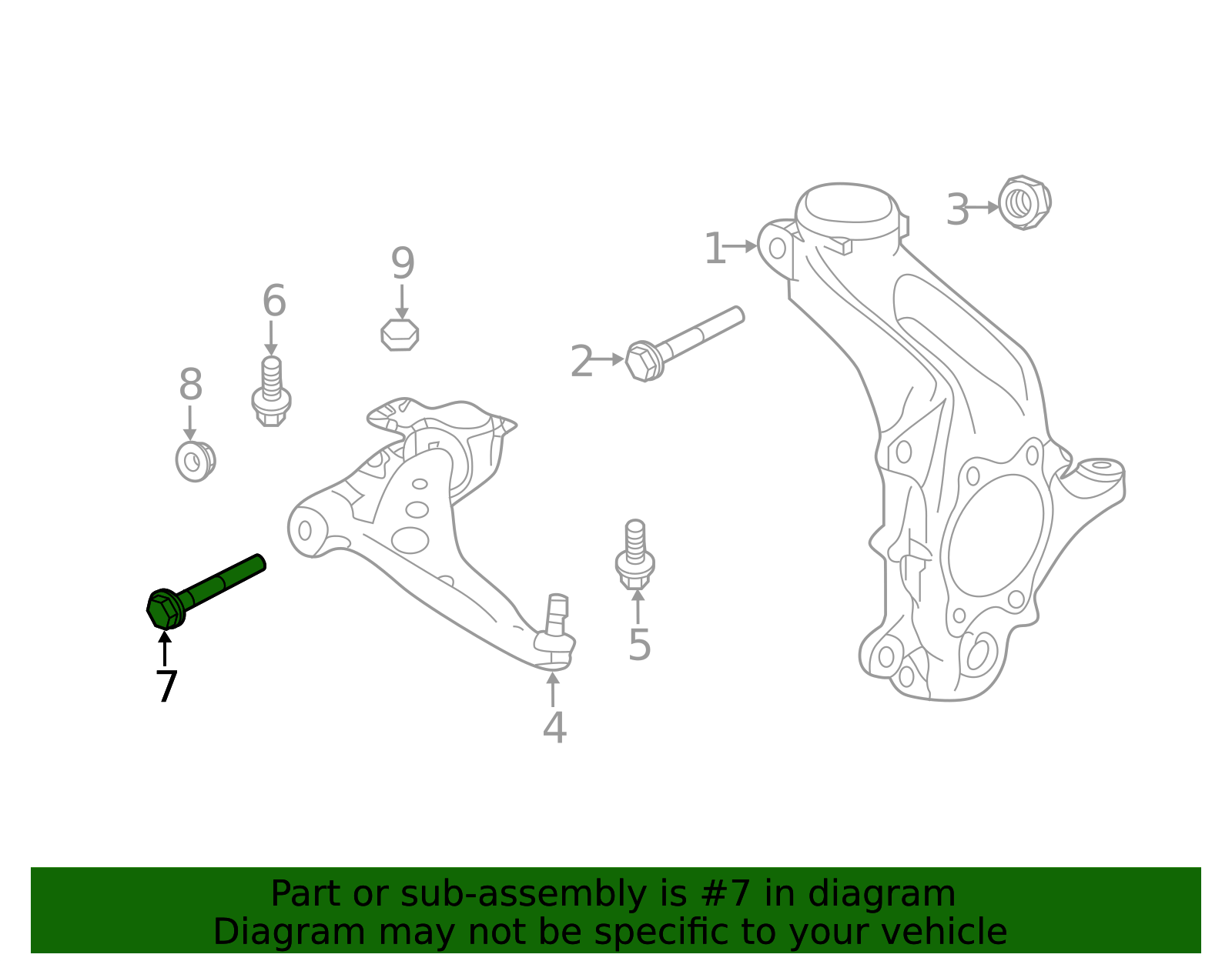 2019-2020 Infiniti QX50 Lower Control Arm Bolt 54368-5NA0A | INFINITI ...