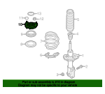Genuine Strut Mount for 2017-2021 Hyundai | Part# 54610-F2000 | Hyundai ...