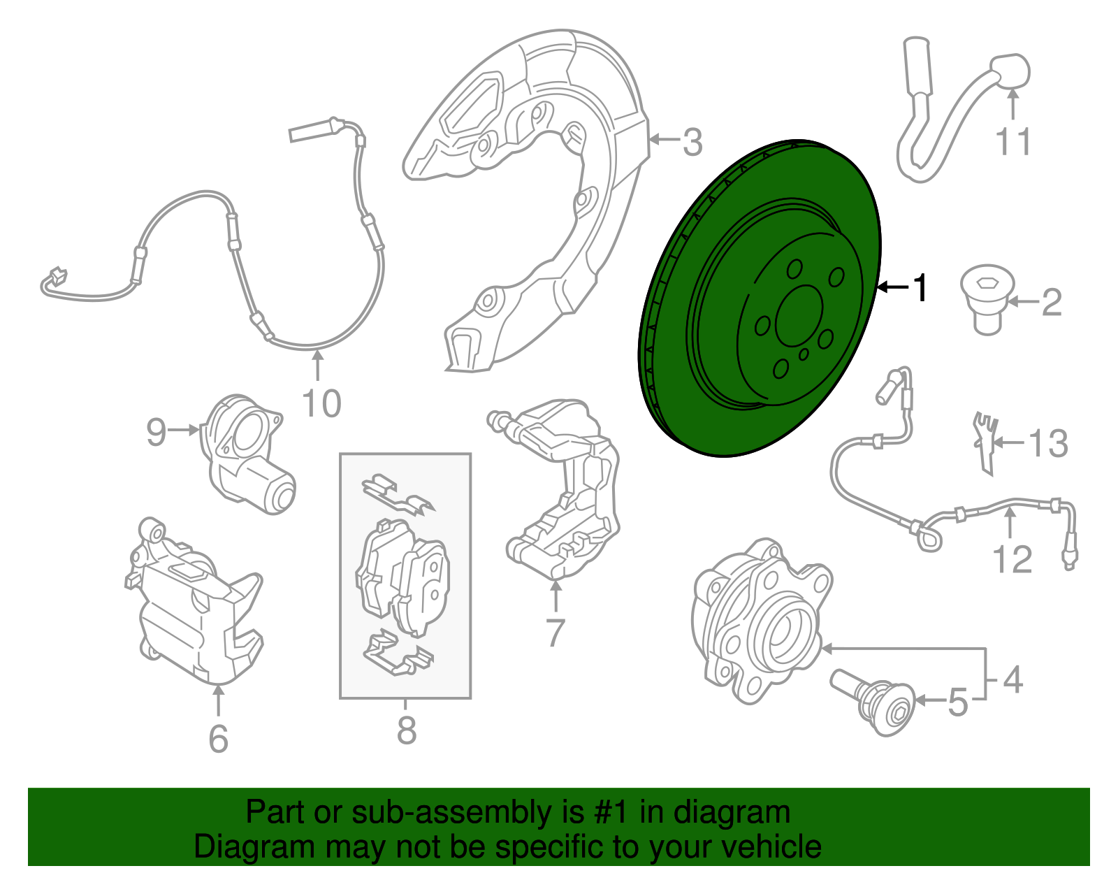 34-20-8-853-554 - Brake disk 2016-2025 BMW | AutoNation Parts