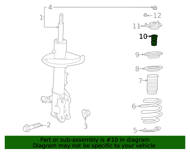 48331-0E080 - Bumper - 2020-2022 Toyota | DiscMonster