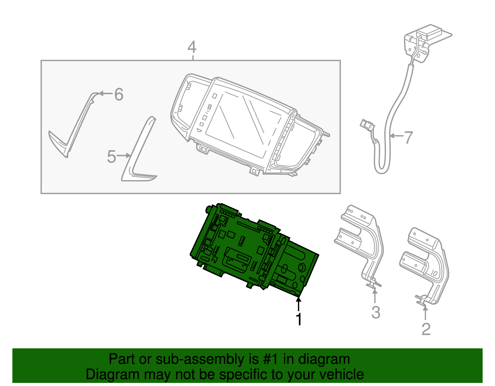 39177-T6Z-A23 - 2019 Honda Ridgeline - Black-Box Assembly Base ...