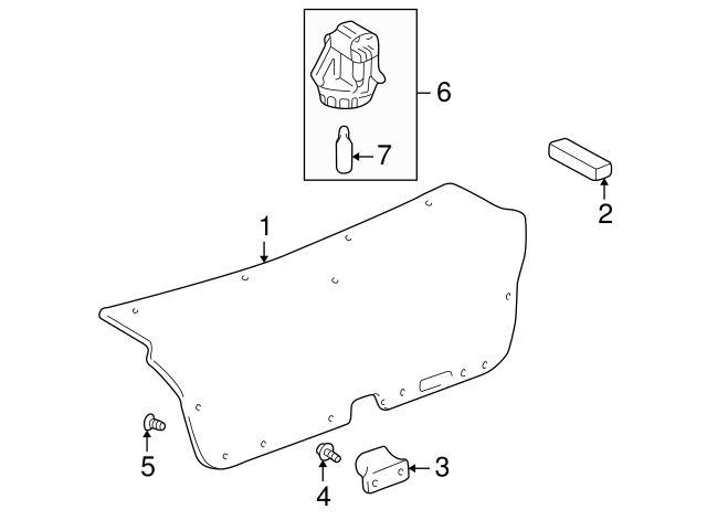 81330-02010 - Trunk Lamp Assembly - 2001-2005 Lexus IS300 | MyLexusParts