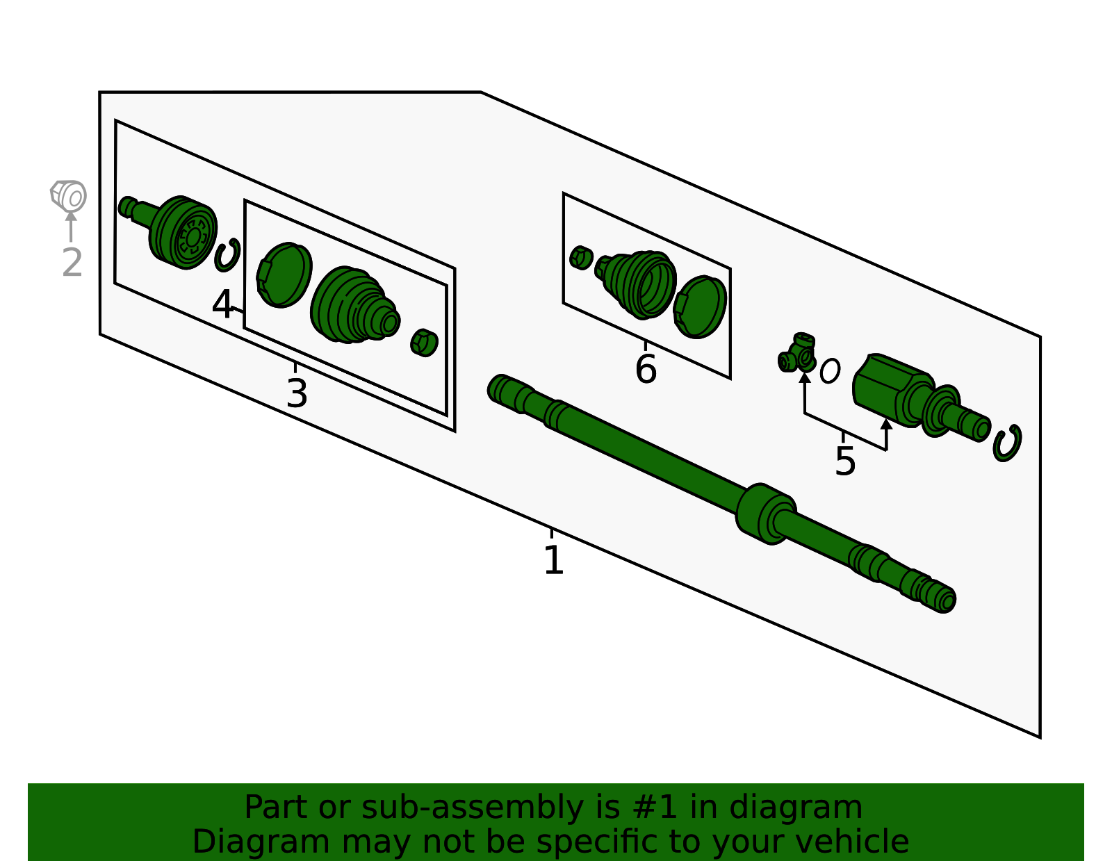 44306-TBA-A51 - 2016-2021 Honda Civic - Drive Shaft Assembly L | Honda Car Parts Direct