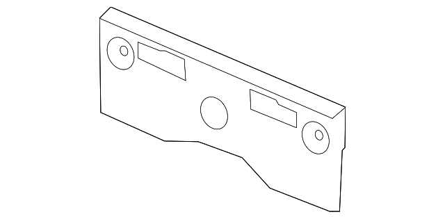 2013-2015 Nissan Sentra License Bracket 96210-3SH0A | Nissan Parts Central