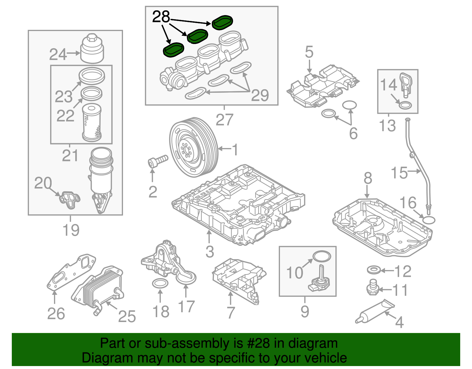 2011-2018 Porsche Intake Manifold Gasket 958-110-147-00 | Porsche Parts ...