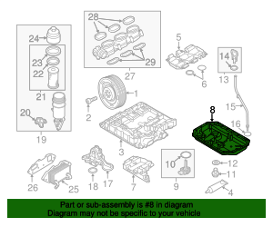 958-107-055-11 - Oil Pan 2011-2018 Porsche | AutoNation Parts