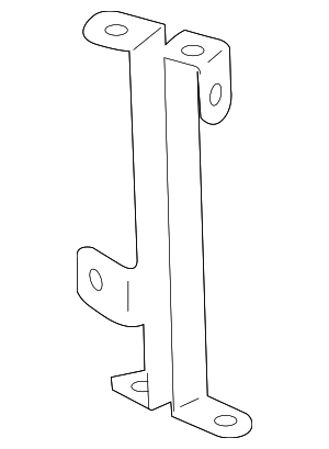 204-524-09-40 - Front Shield Bracket 2010-2015 Mercedes-Benz | Mercedes ...