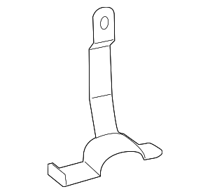 204-524-06-40 - Rear Shield Bracket 2010-2015 Mercedes-Benz | Mercedes ...