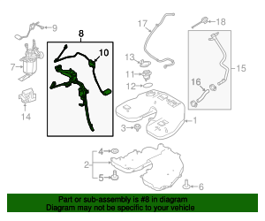 Genuine OEM Fuel Gauge Sending Unit Part# LR079271 Fits 2013-2016 Land ...