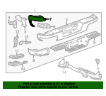 2015-2021 GM Upper Pad (Replaces Part Number 22890959) 23270263 ...