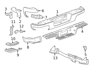 2015-2021 GM Trailer Hitch Platform 84301196 | TascaParts.com