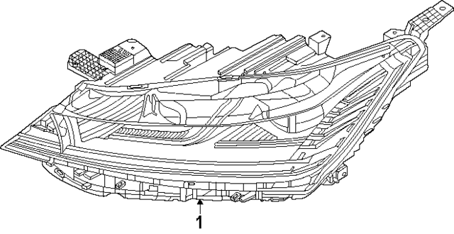 2024-2025 Lincoln Nautilus Headlamp Assembly R2TZ-13008-X | TascaParts.com