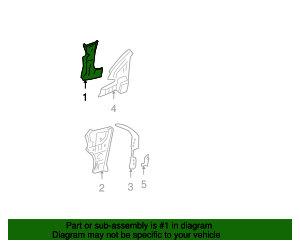 1998-2010 Volkswagen Beetle Pillar Reinforced 1C0-809-205-A | OEM Parts ...