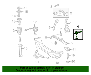 43330-59135 - Lower Ball Joint - 2001-2005 Lexus IS300 | My L Parts