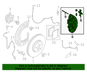 Genuine BMW 34-10-8-844-337 | Disc Brake Caliper | FREE Shipping on ...