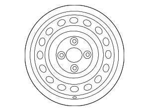 Genuine OEM Wheel, Steel Part# 4250C506 Fits 2017-2021 Mitsubishi ...