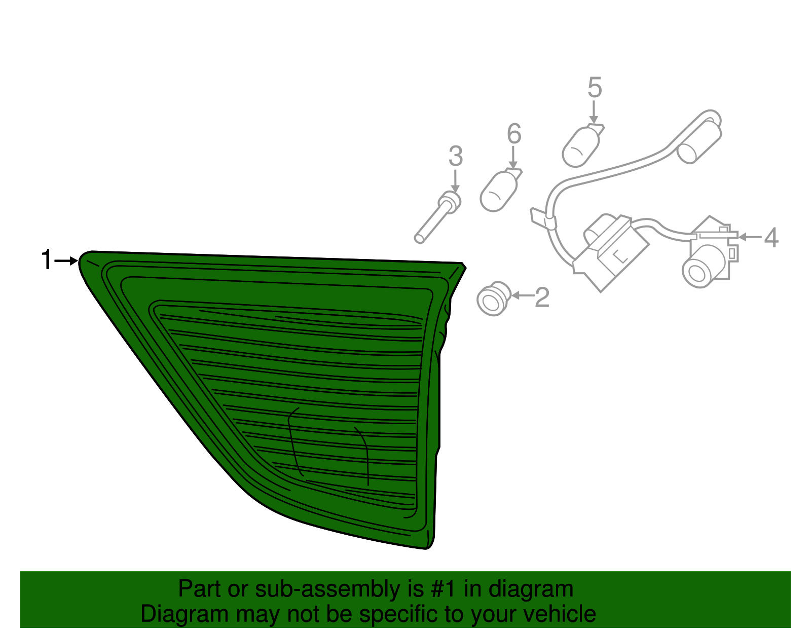 HM5Z-13405-B - Tail Lamp Assembly 2017-2018 Ford C-Max | Big 3 Auto Parts