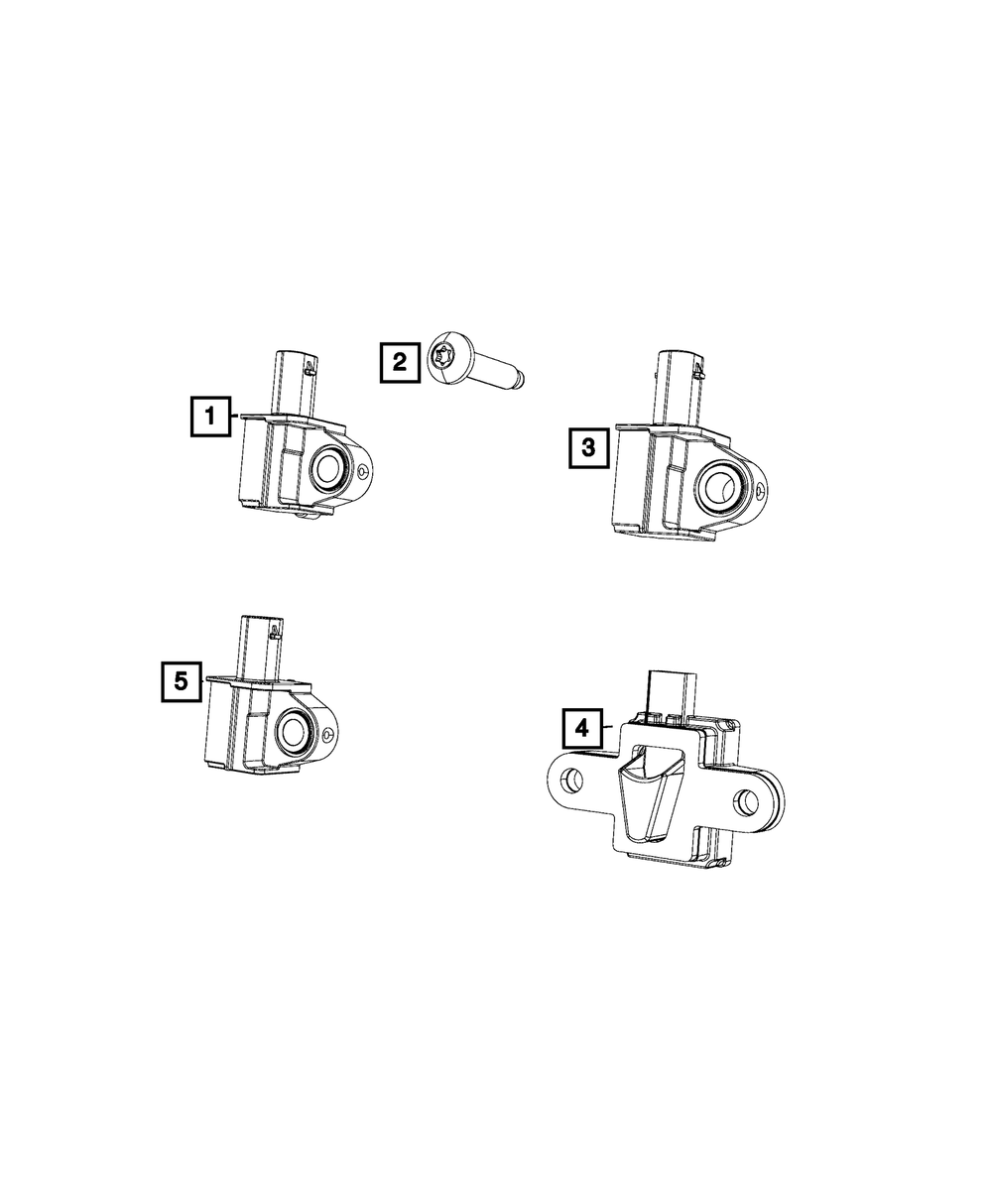 68245079AB - Acceleration Sensor, Side, Pillar 2017-2021 Mopar ...