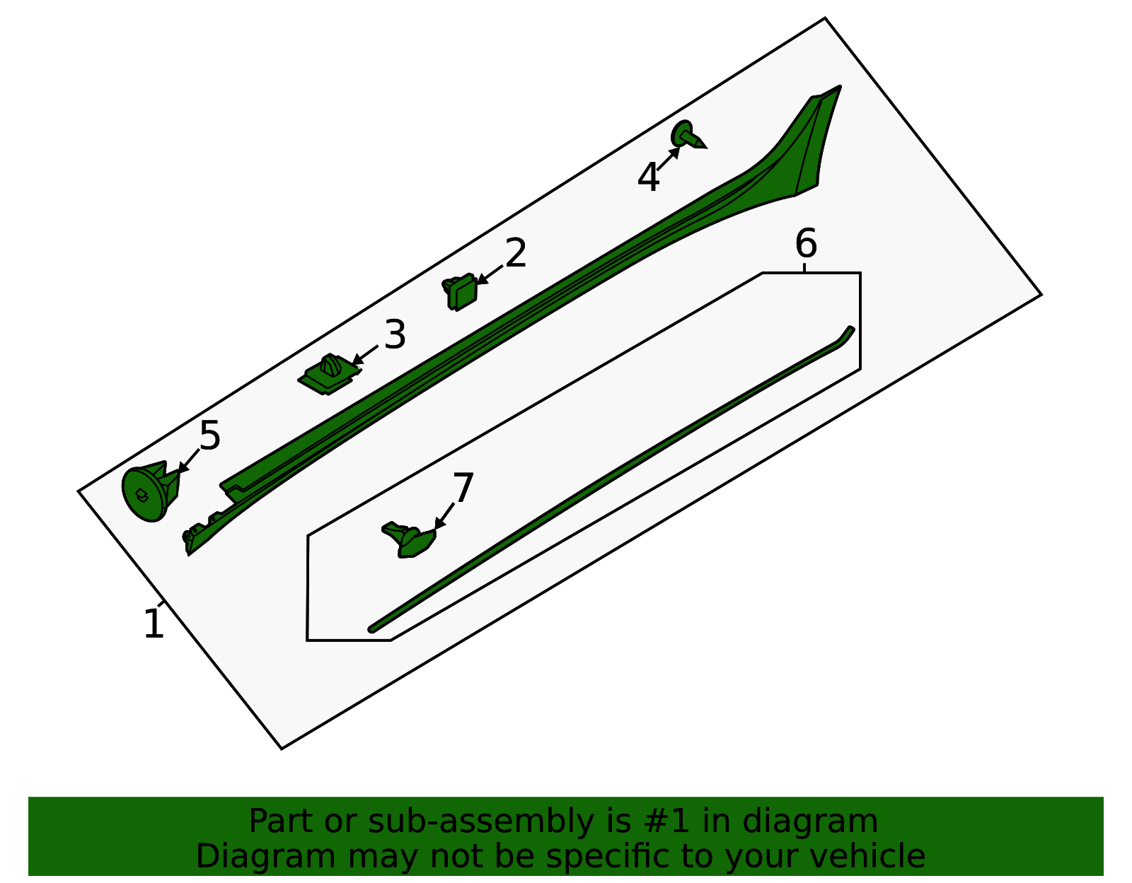 2020-2023 Hyundai Sonata Rocker Molding 87752-L1100 | OEM Parts Online