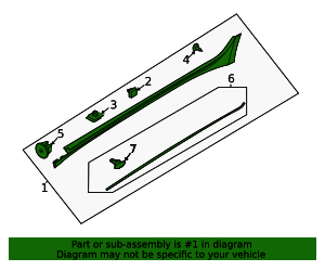87752-L1100 - Rocker Panel Guard 2020-2023 Hyundai Sonata ...